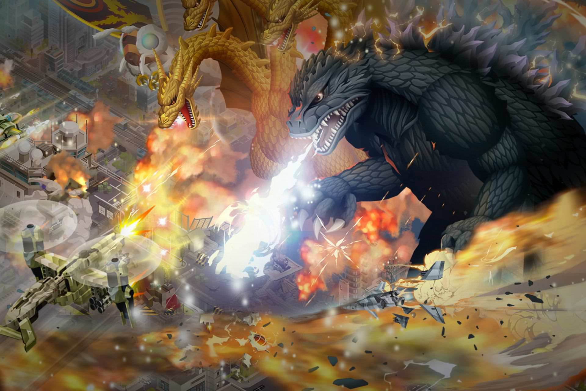 بررسی بازی موبایل Godzilla Defense Force - زومجی