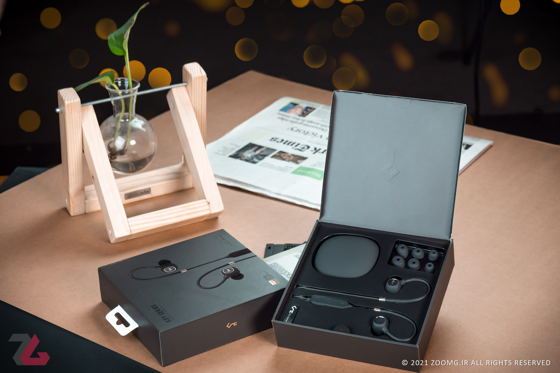 نگاهی به ویژگی‌ های هدفون Aukey Hybrid Dual-Driver Wireless Earbuds