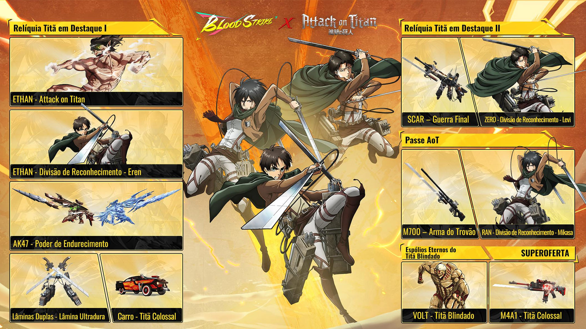 کراس‌اور بازی Blood Strike با اتک ان تایتان معرفی شد - زومجی